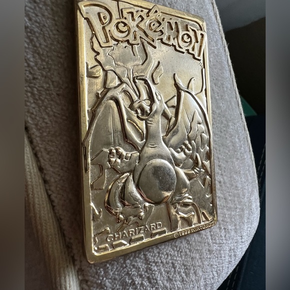 Toys | Metal Charizard Card With Pokmon Pencil Case Both From The 9s ...